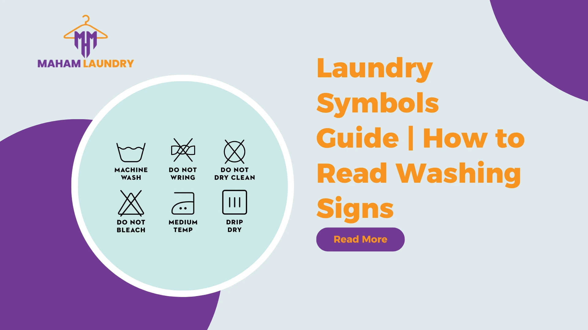 Laundry Symbols Guide | How to Read Washing Signs